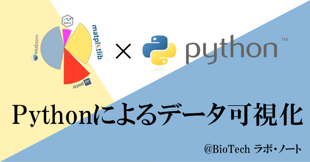 Pythonによるデータ可視化 | BioTech ラボ・ノート