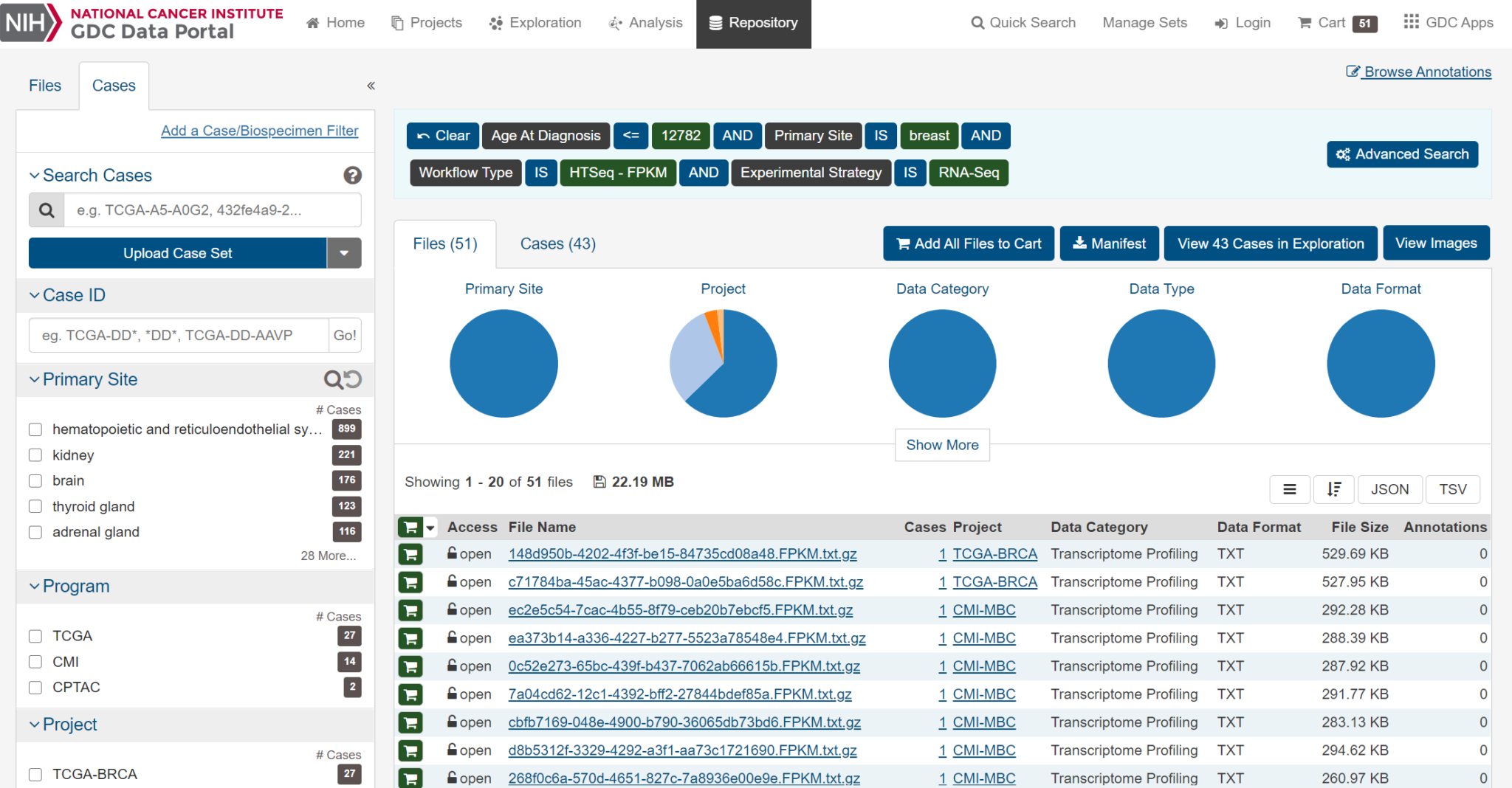 TCGAデータベースを用いたRNA-Seq ― 遺伝子発現量の取得【Python】 | BioTech ラボ・ノート